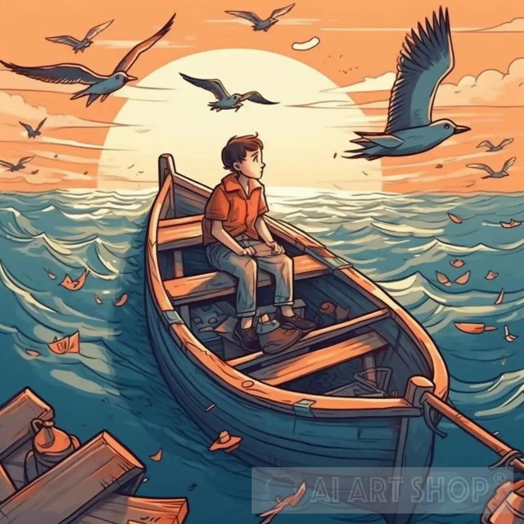 Boy Sea Adventure