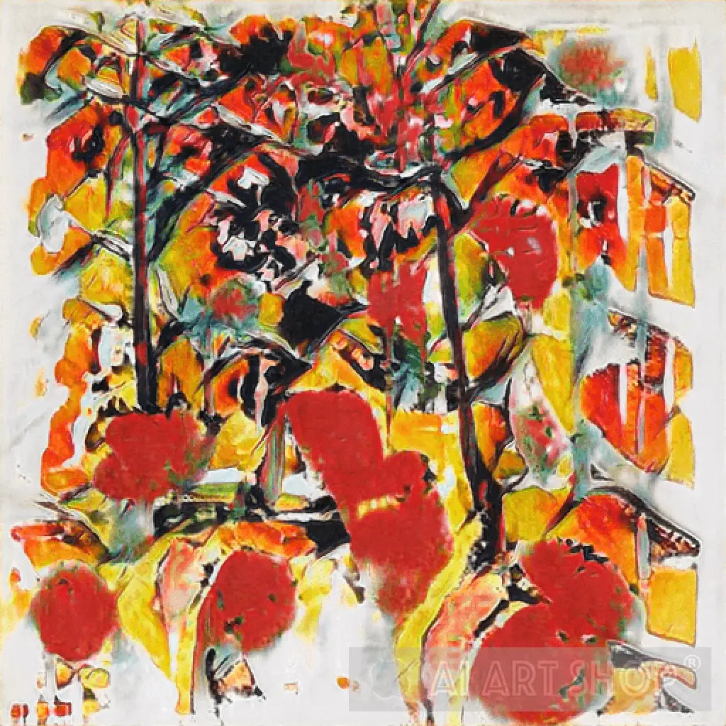 Cherry Orchard - AI Art Shop