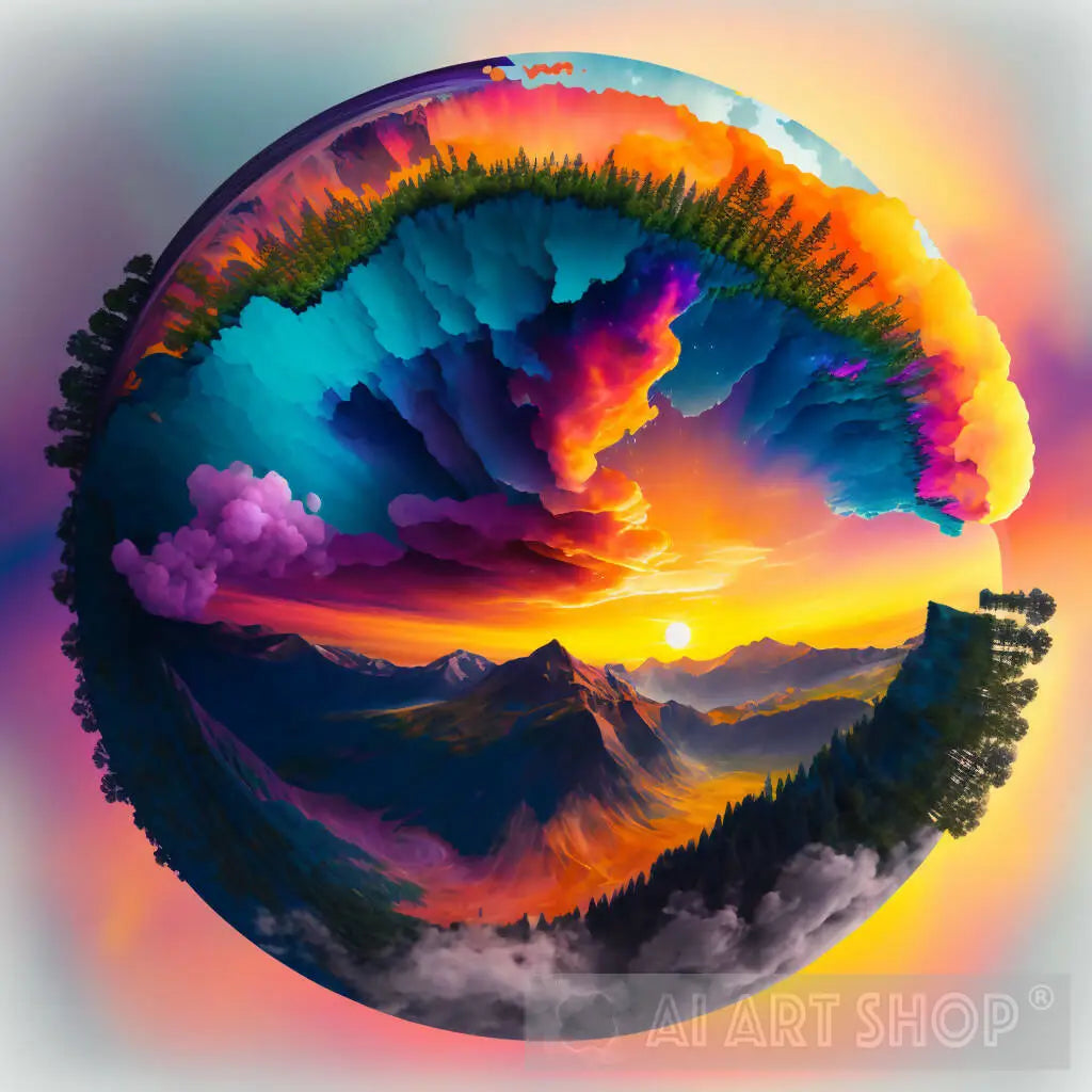 3D illustration of Earth
