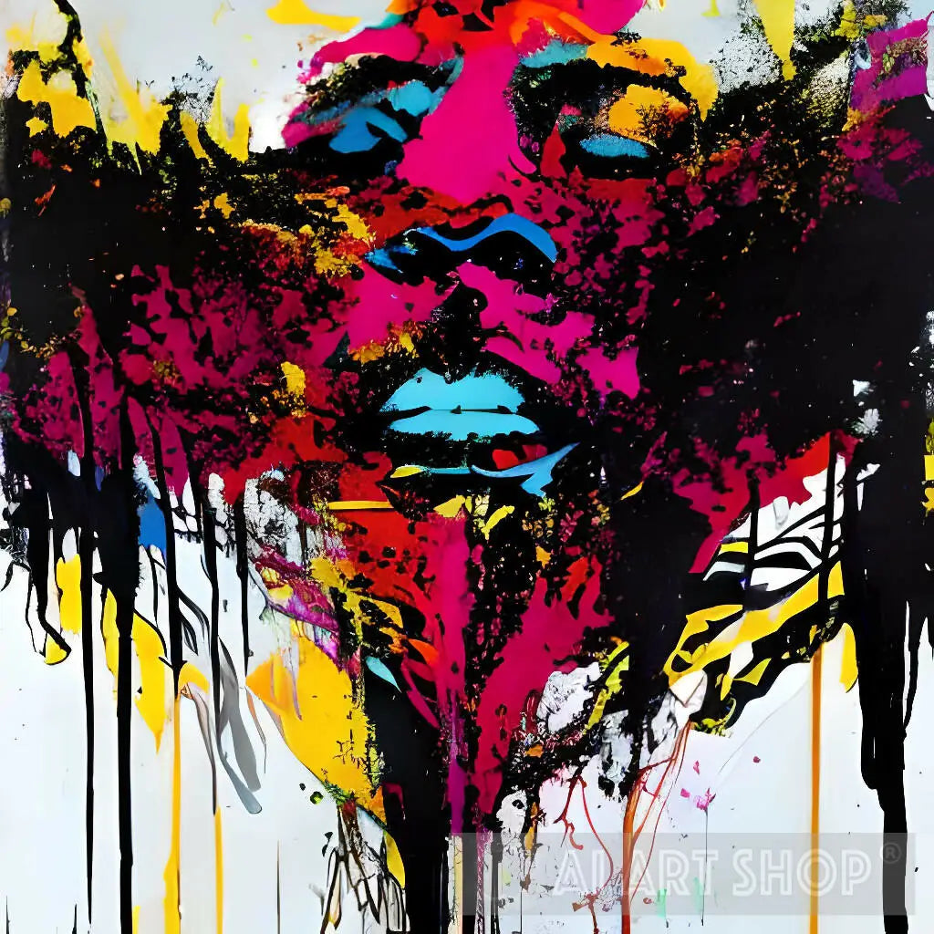 Face of colours