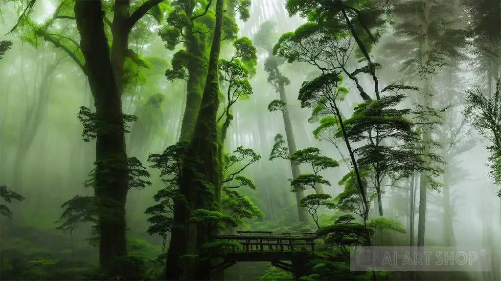 Forest bridge