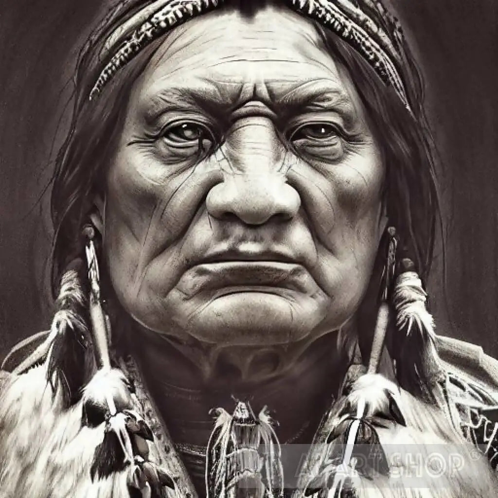Indigenous Chief Sitting Bull