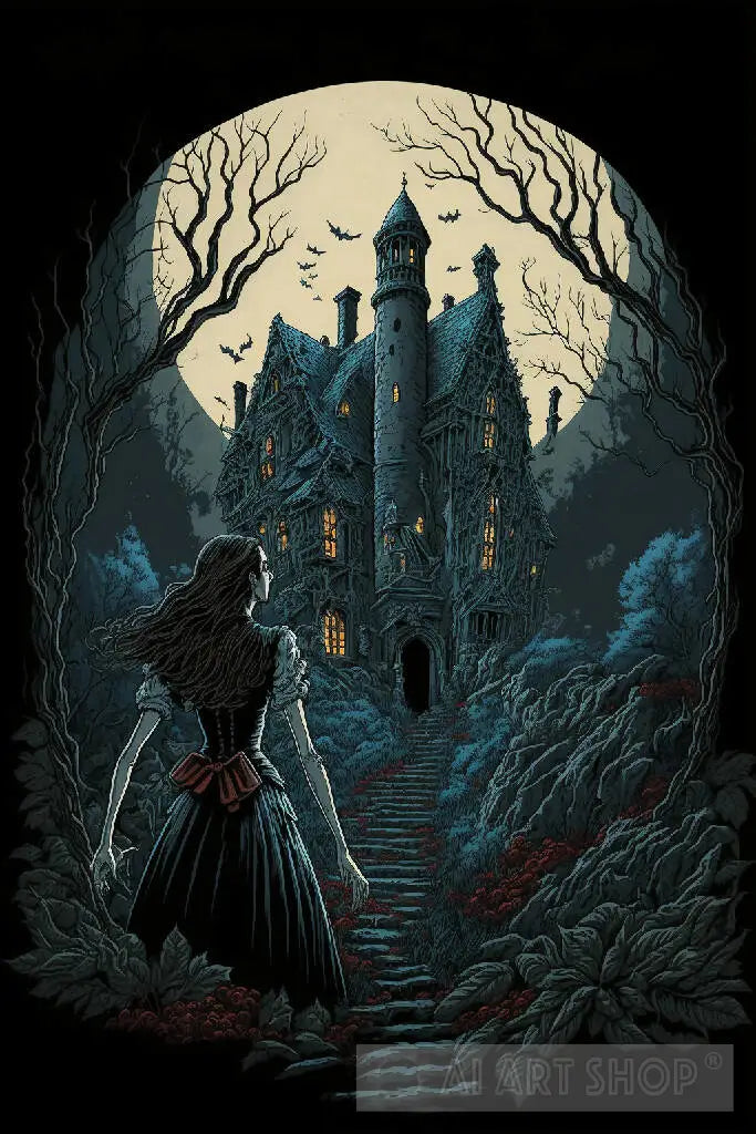 spooky, scary, house, horror