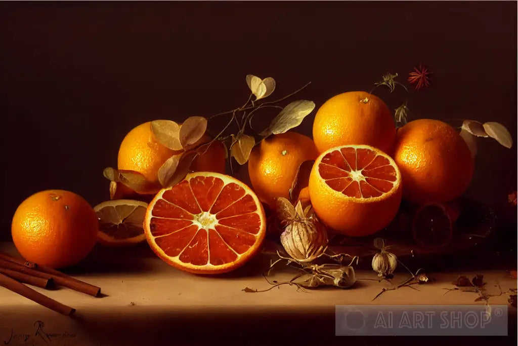 Still Life With Oranges
