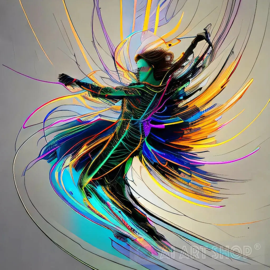 Anime, energy, flow, intense, colorful