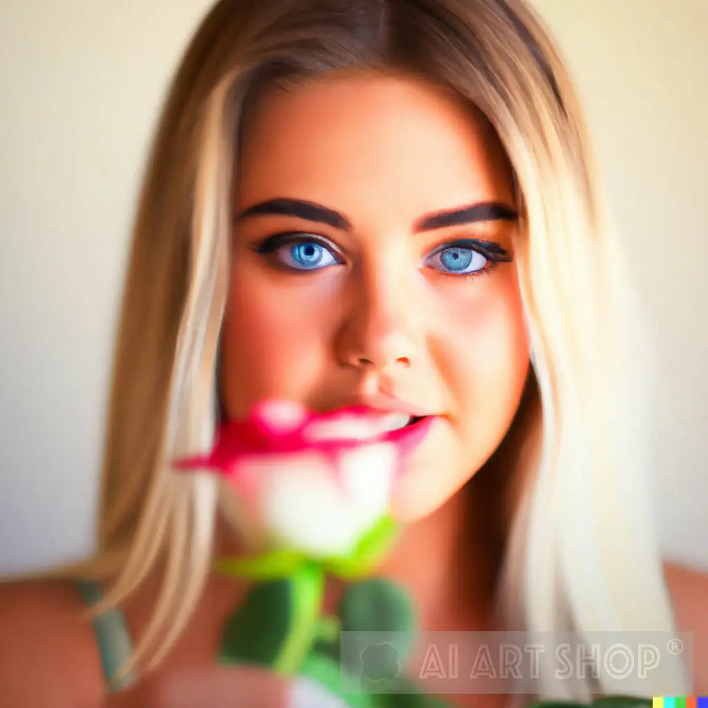THE GIRL AND THE ROSE