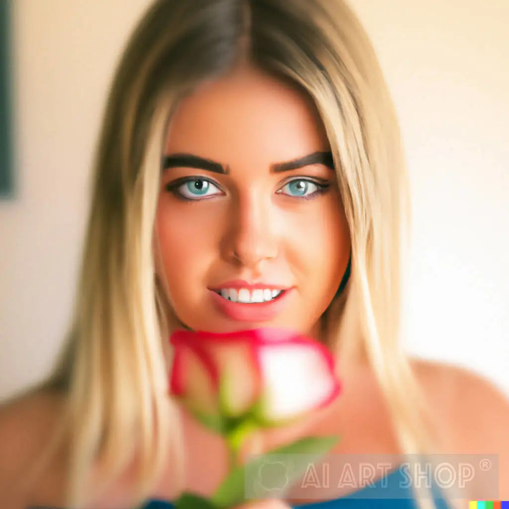 THE GIRL AND THE ROSE