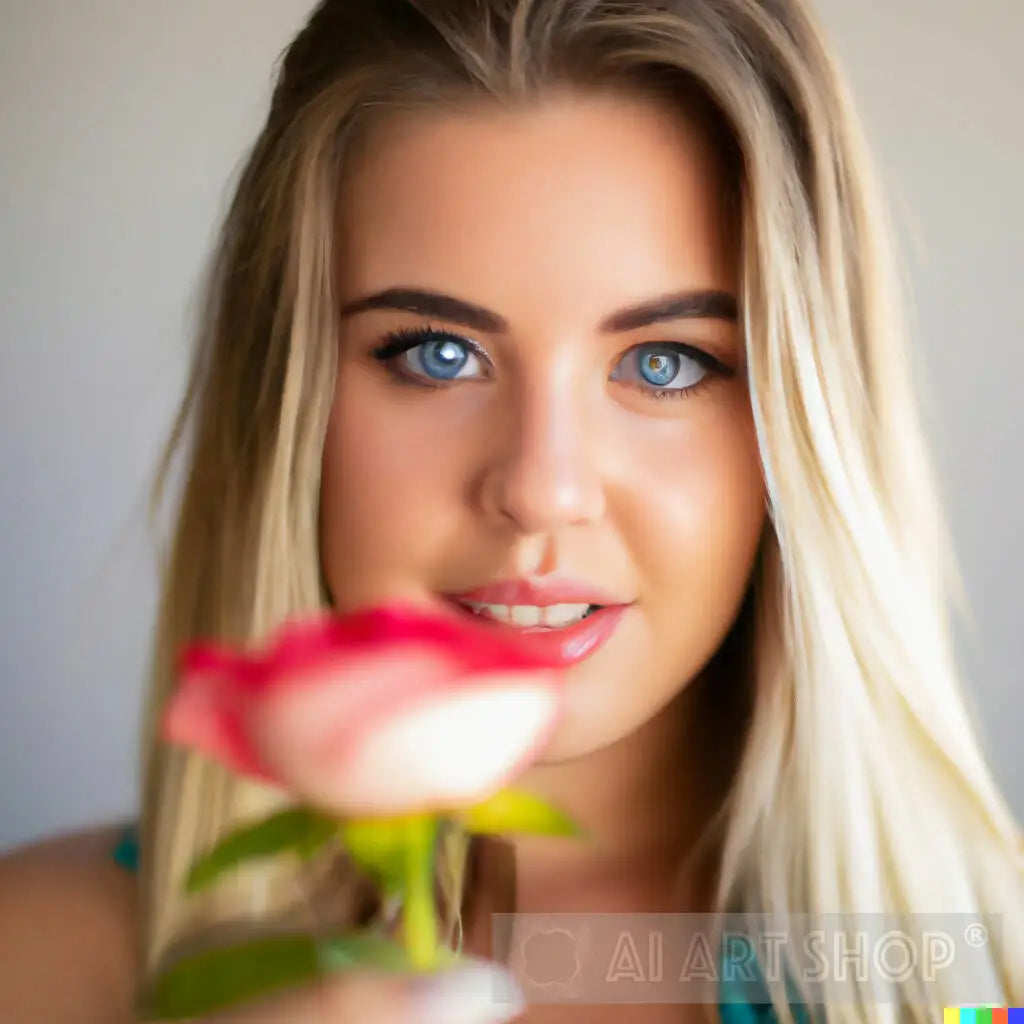 THE GIRL AND THE ROSE